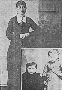 Marguerite Monet and their two children, Jean and Marie Angelique