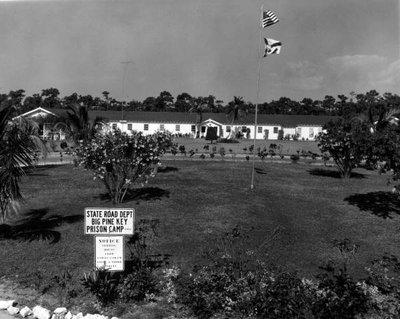 Big Pine Key Prison camp. [State Archives of Florida]