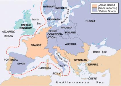 Napoleon establishes the Continental System which attempted to prevent ...
