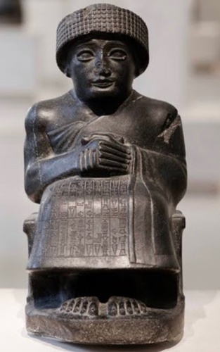 MESOPOTAMIA "Patesi Gudea de Lagash" (Museo de Bagdad)