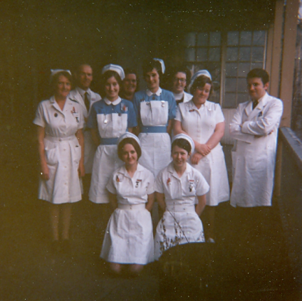 The nursing team in hospital c. 1970.