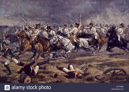 1757: The battle of Kolin (Bohemia) during the Seven-Year War between ...