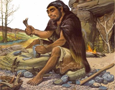 Circa 200 000 anni fa comparve l' Uomo di Neanderthal