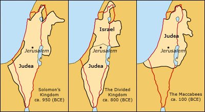 In this map, it shows where the Romans gained control of Judea from.