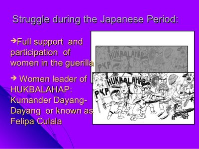 https://www.slideshare.net/SabrinaSamson/womens-role-in-philippine-history
