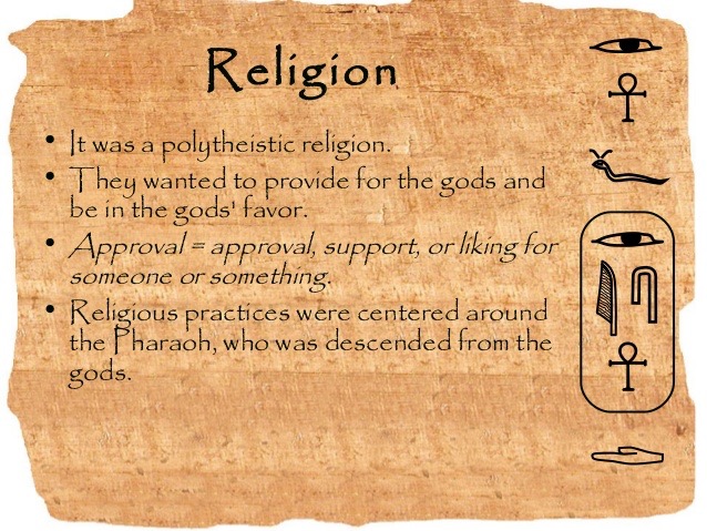 EGYPTIANS BELIEVED AND WORSHIPPED GODS AND GODDESSES. THEY BUILT ...