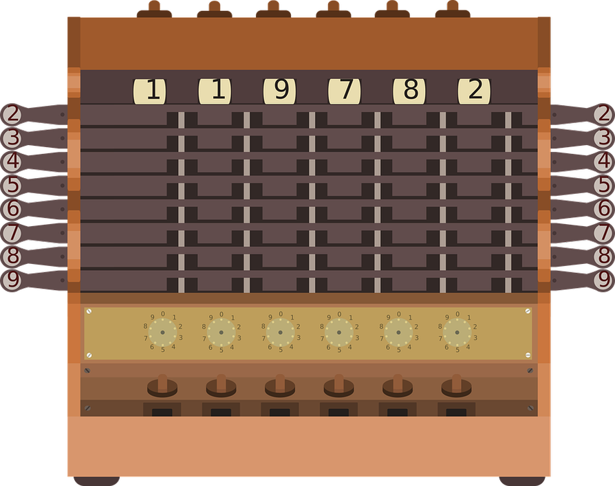 Calculadora de Schickard. Pixel Max