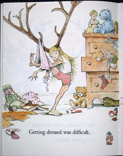 Getting dressed hard.