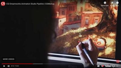 The Art department developes things visually, they create what the film ...