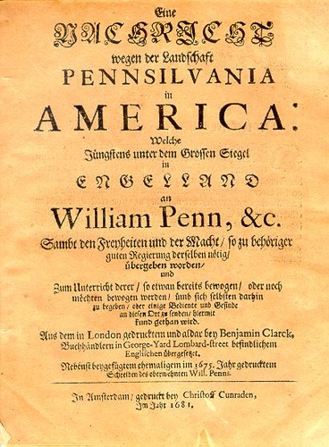 Penn's Great law 1682