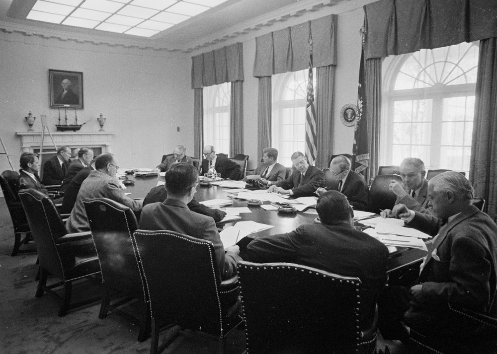 EXCOMM meeting. By Cecil W. Stoughton on 29 October 1962 (JFK ...