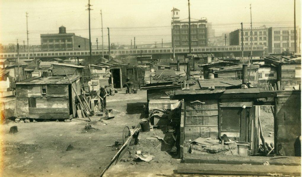 Hoovervilles were homes for people who did not have homes cause they ...