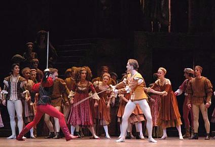 Mercutio and Tybalt fight and Romeo tries to break it up and Mercutio ...