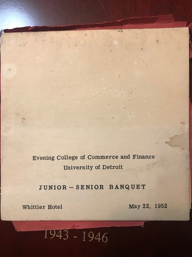 Sam finished his degree at University of Detroit