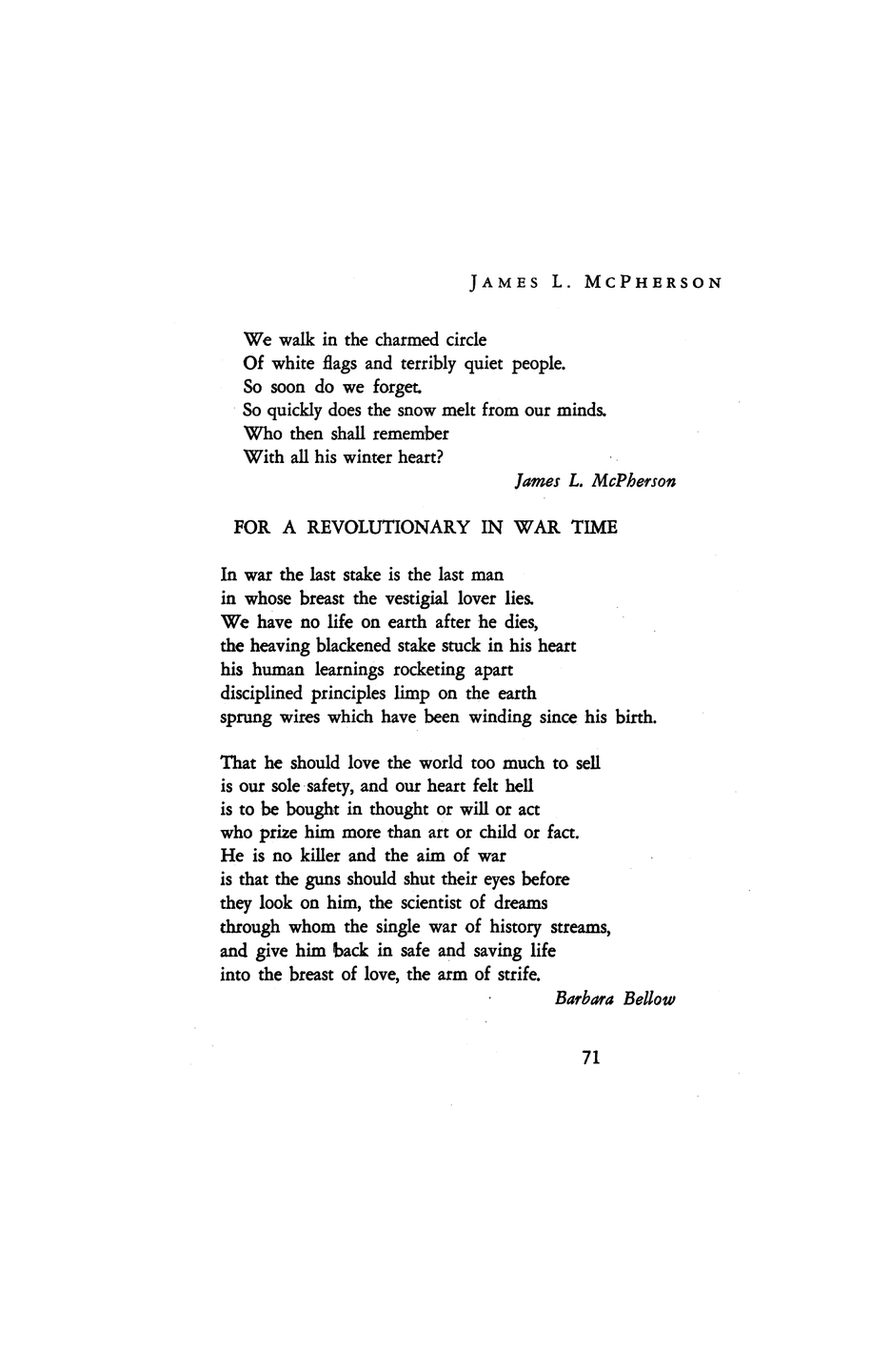 Source: Poetry (November 1945 By James L. Mcpherson