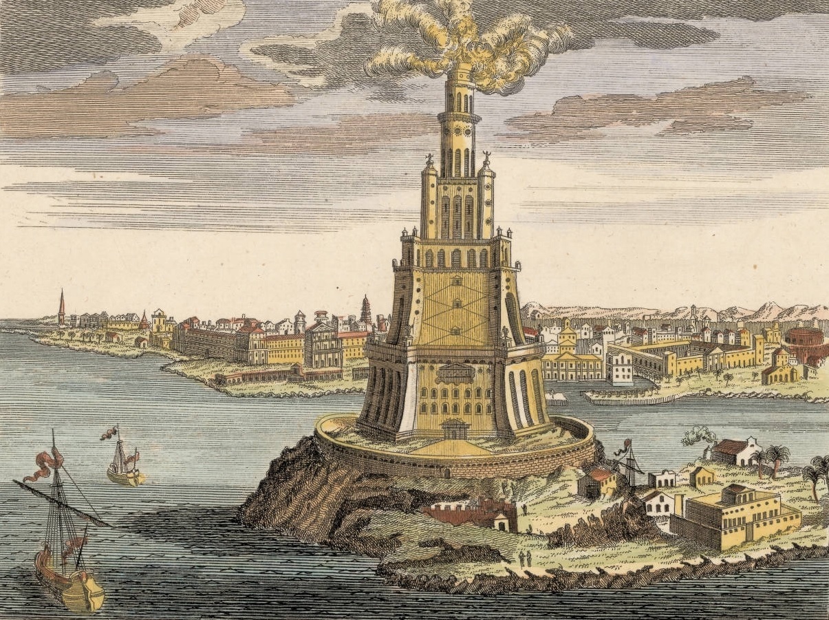 The Pharos of Alexandria. Engraved for the New Geographical Dictionary ...