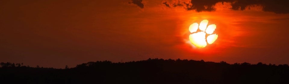 Beautiful sunset Clemson, South Carolina