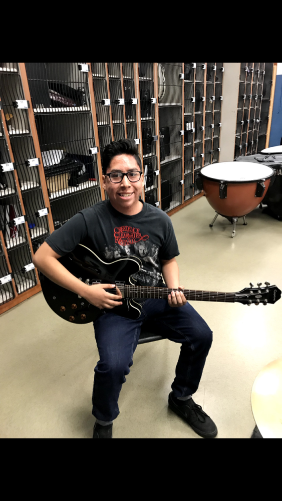 Adrian.M playing his favorite instrument