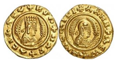 270AD- This is what the first round of coins looked like. It was ...