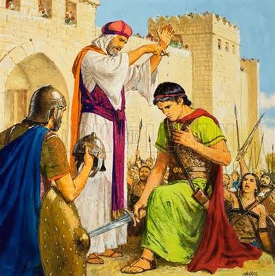 1010 BC: David becomes king of Israel, making Jerusalem his capital.
