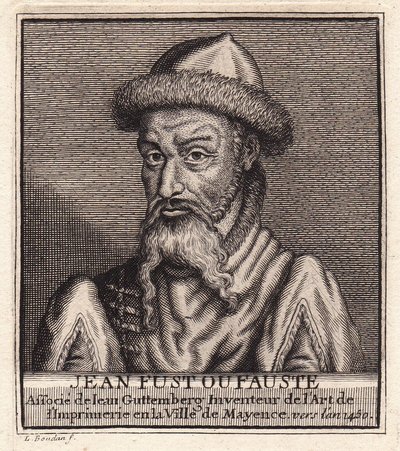 Pidió dinero a Johann Fust , y comenzó su reto sin ser consciente de lo ...