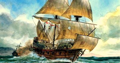 Galeón español del siglo XVI