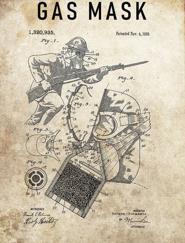 World War 1 Gas Mask by Dan Sproul
