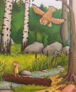 Owl invites Mouse to his house for tea so he can BE the snack.