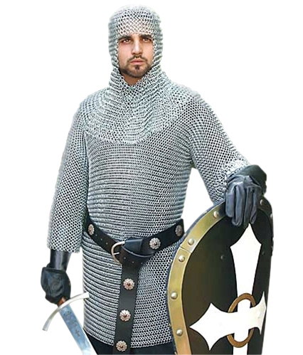 Chainmail was a form of protection used in the middle ages. It ...