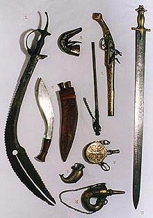 These are the weapons of the Persians.