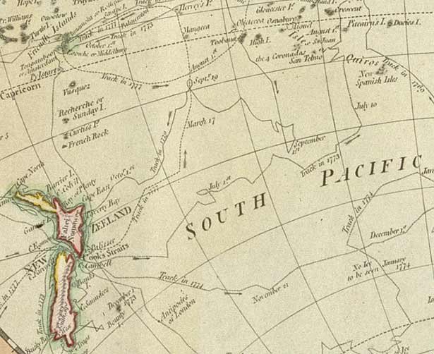 New Zealand location in 19-century