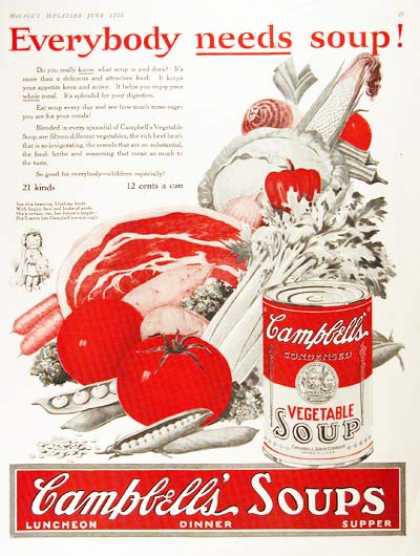1925 Food Advertisement