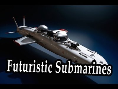 Picture of a futuristic submarine