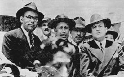 Manuel Mora Valverde, Monseñor Sanabria y Rafael Calderón Guardia.