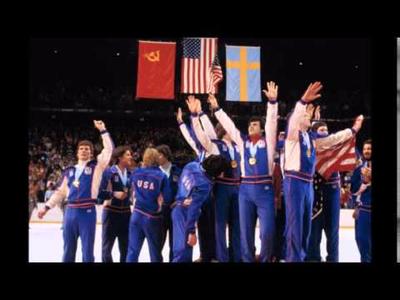 U.S. Men's ice hockey team celebrates in victory after winning the gold ...