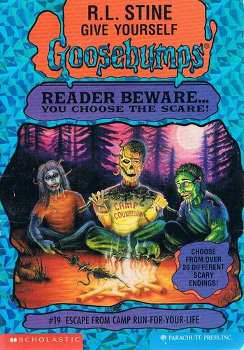 GOOSEBUMPS #19 ~ ESCAPE FROM CAMP RUN-FOR-YOUR-LIFE by balbo fuente is ...