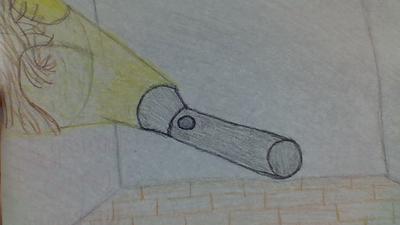 The future generation flashlight has a special light that can shine ...