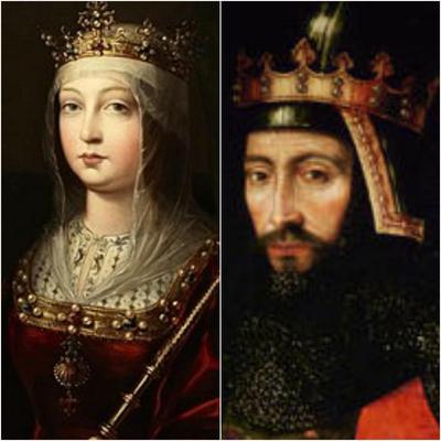 John ll of Castile and his beautiful 2nd wife Isabella of Portugal