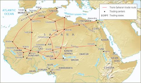 Trans Saharan Trade Network