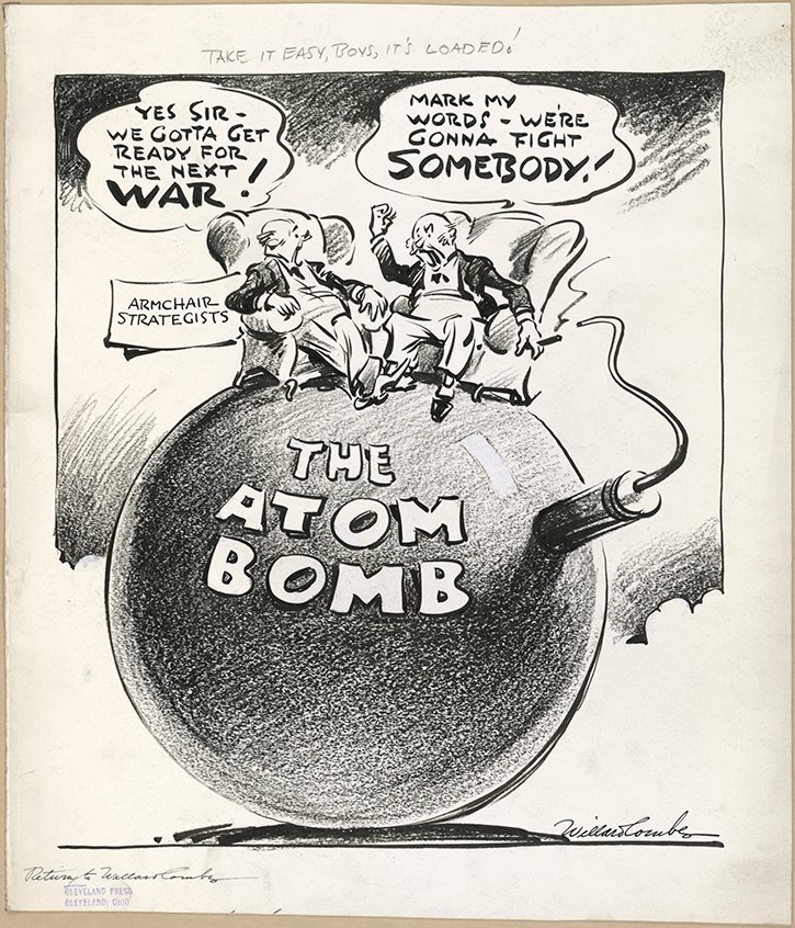 Political Cartoon made after WWI, when entering the Cold War, as ...