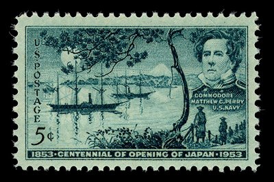 1853 - Commodore Matthew Perry with a small fleet, landed in Tokyo to ...