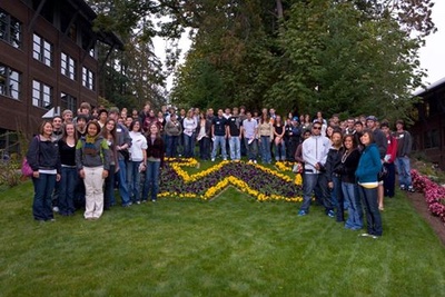 First year students arrive on campus