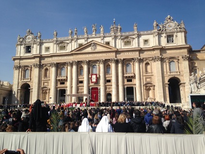 St. Peter's Basilica on Palm Sunday 2016