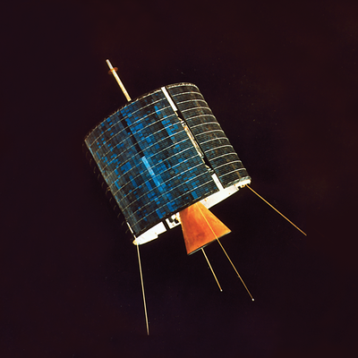 Intelsat I released in 1965.
