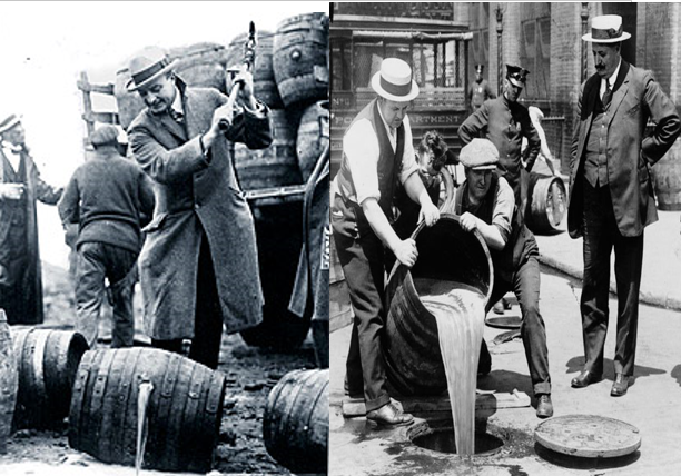 What occurred during the Prohibition era that was unexpected?