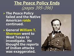 The "Peace Policy" (1868-1882)