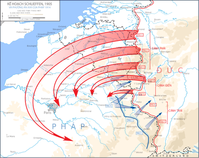 1914 - Schlieffen plan