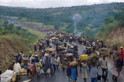 April 28-29 Approximately 250,000 people, mostly Tutsi, flee to ...