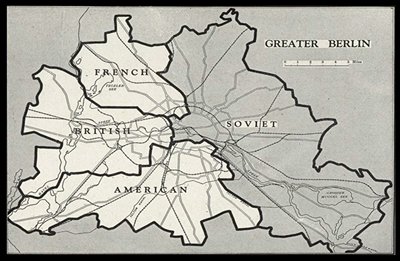 The American, British and French sectors would form West Berlin and the ...