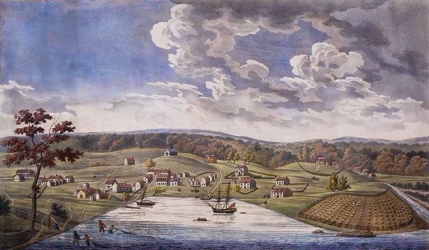 Initially people arrived on St. Clements island and created the St ...